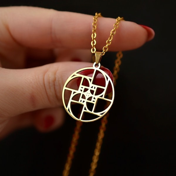 Fibonacci Pendant - Etsy