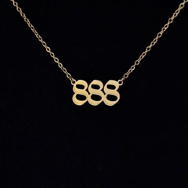 Number Necklace - Etsy