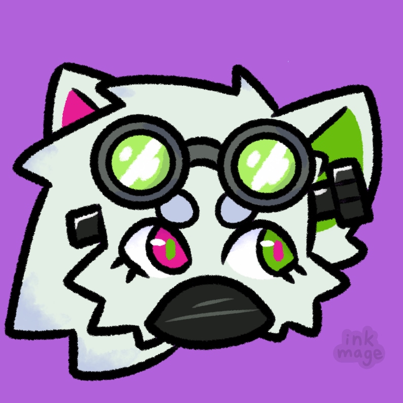 Furry Chibi Head Digital Art Commission - Etsy