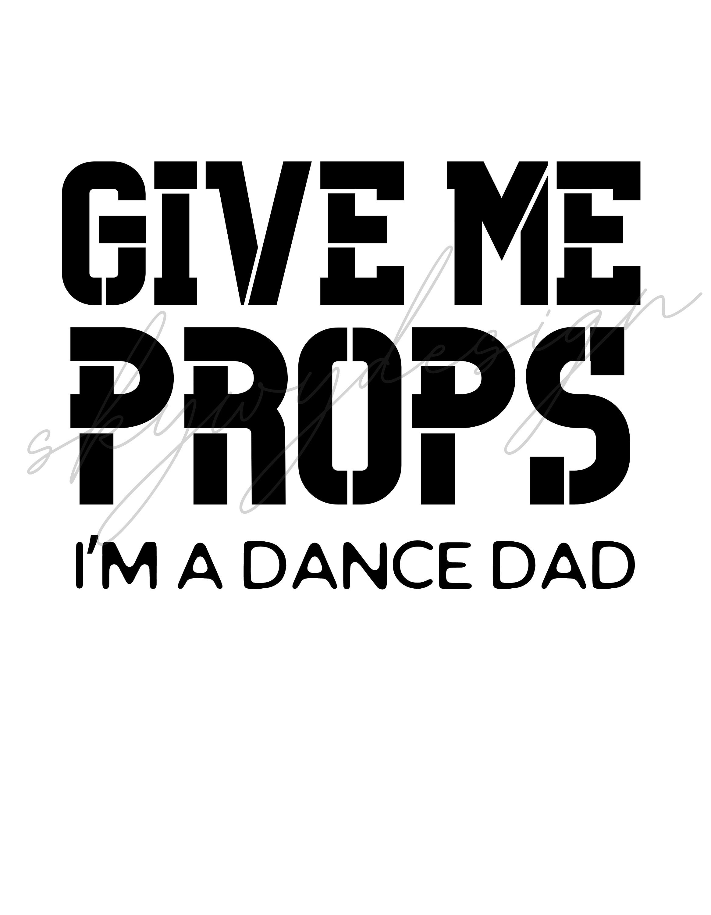 Funny Dance Dad- Props - Etsy