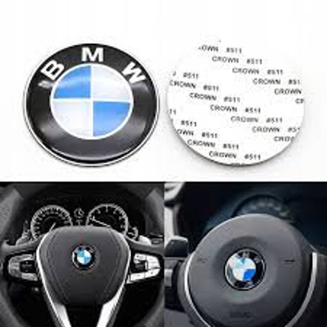 45mm BMW Domed Steering Wheel Badge Airbag Emblem Brand New - Etsy
