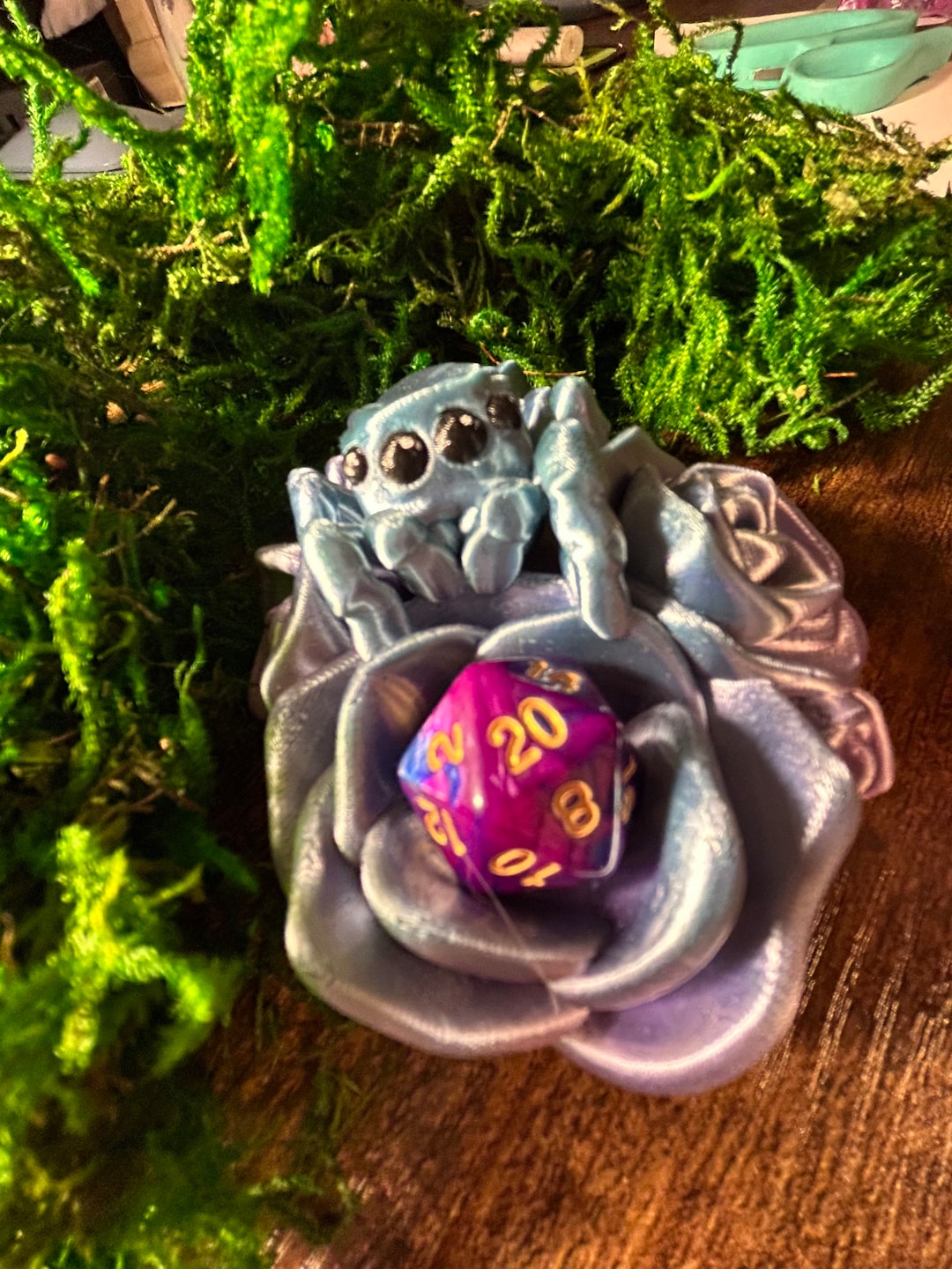 Spider Dice Guardian D20 - Etsy