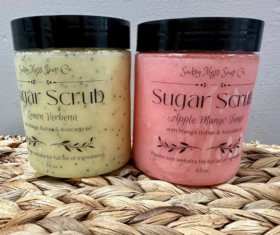 Sugar Scrub/body Polish/exfoliating Scrub/emulsified Sugar Scrub - Etsy