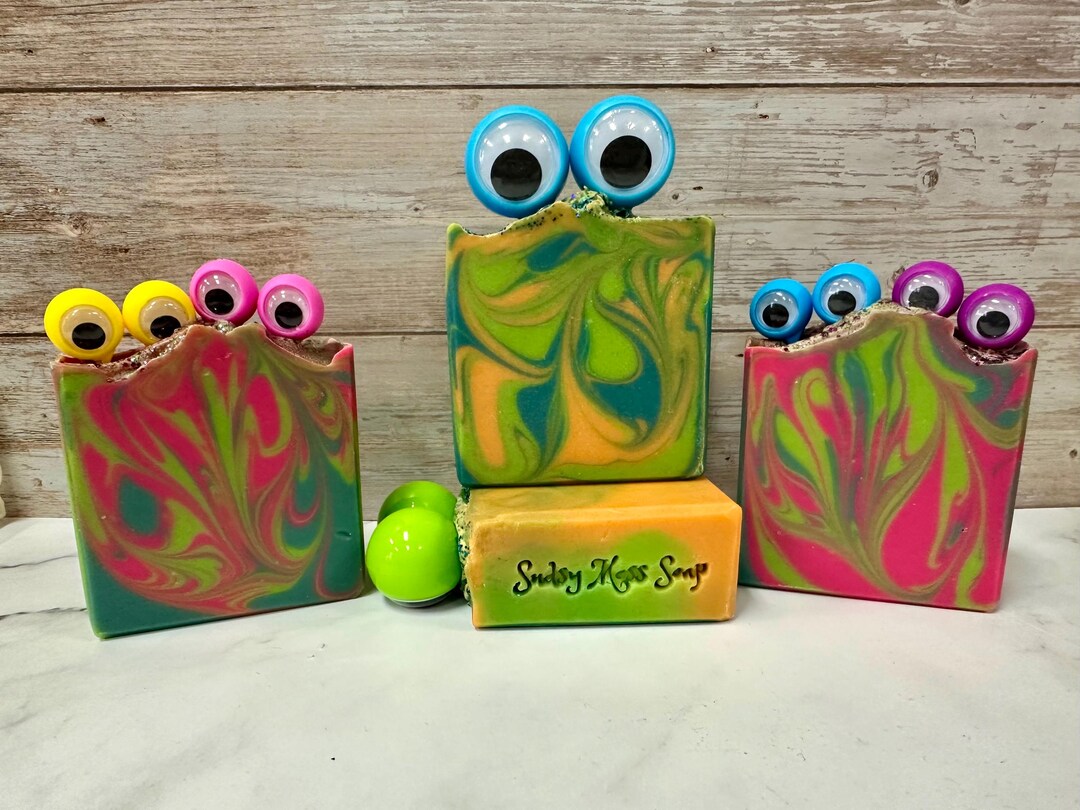 Monster Soap/goat Milk Soap/toy Soap/soap for Kids/handmade Soap ...