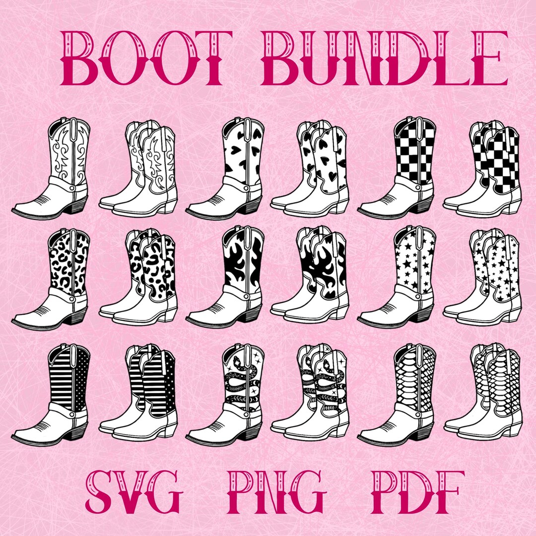 Cowboy Boot Bundle - Etsy