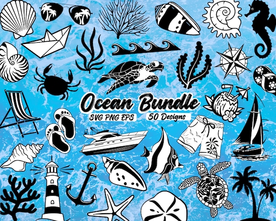 Ocean SVG Bundle Ocean Svg Svg Files for Cricut Cut Files - Etsy Australia