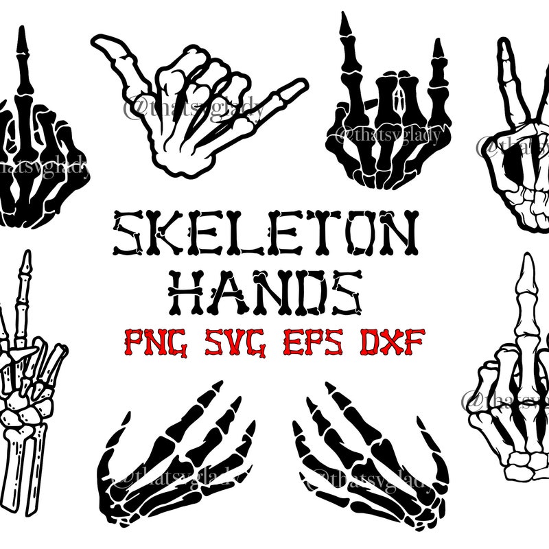 Skeleton Hand - Etsy