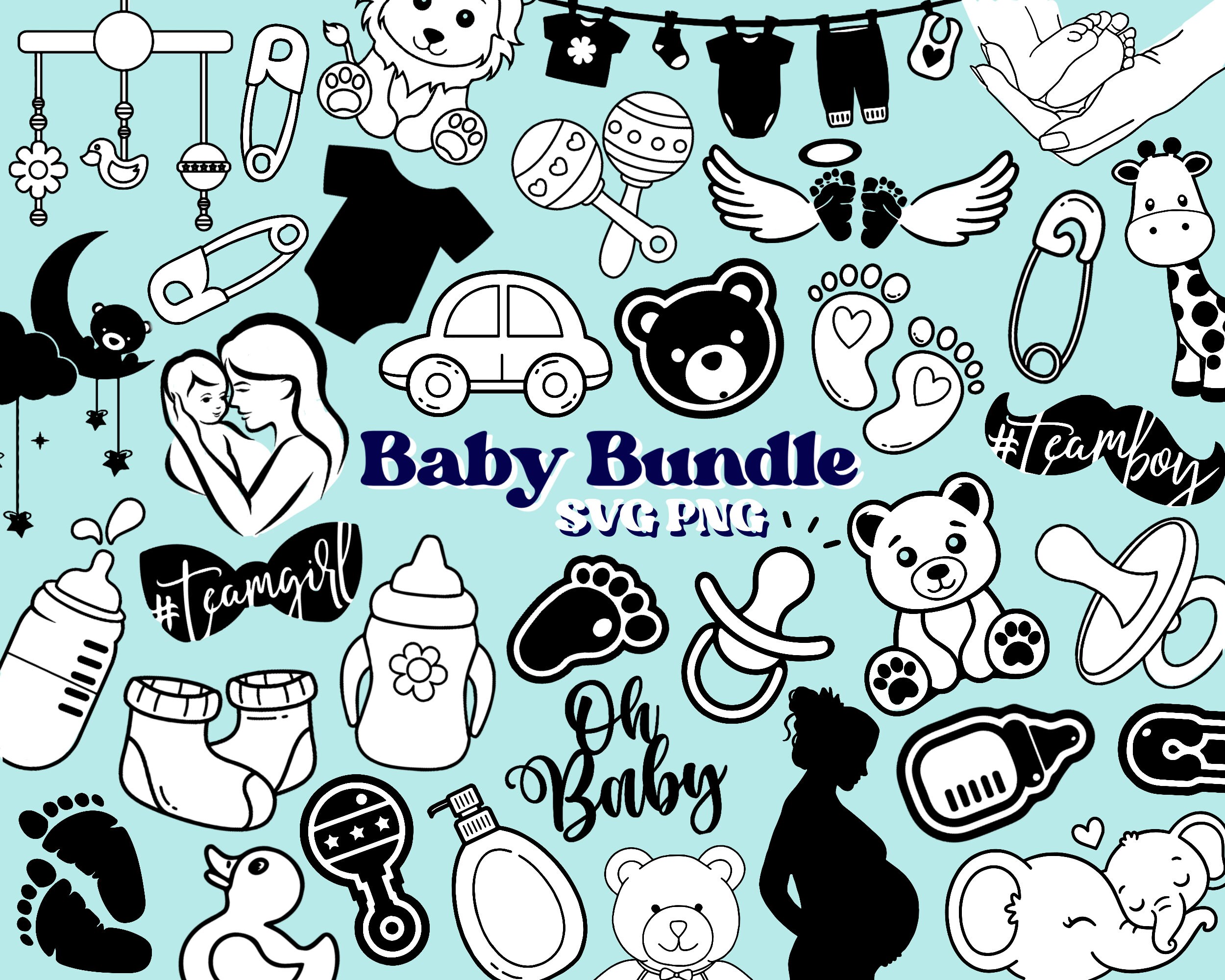 Baby SVG Bundle Baby SVG Baby Shower SVG Baby Shower Svg - Etsy Australia