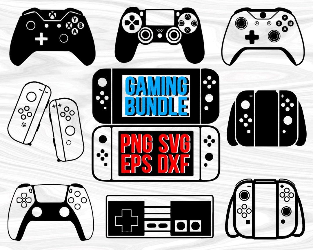 Gaming SVG Bundle, Gamer SVG, Playstation Svg, Switch Svg, SVG Files ...