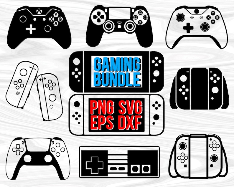 Gaming SVG Bundle Gamer SVG Playstation Svg Switch Svg SVG - Etsy