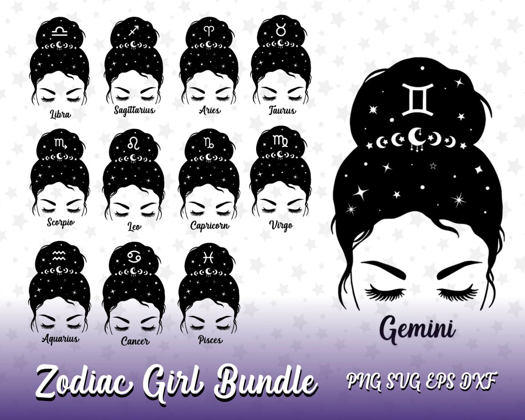 Zodiac SVG, Astrology Svg, Horoscope SVG, Gemini SVG, Zodiac Signs ...