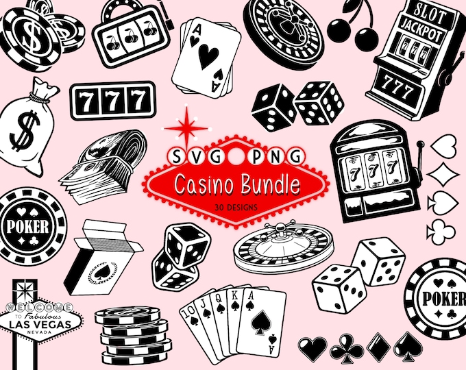 Casino SVG Bundle, Casino Svg, Gambling Svg, Poker Svg, Svg Files ...