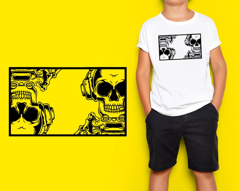 Skeleton Gamer SVG Skeleton SVG Video Game Svg Gaming Svg - Etsy
