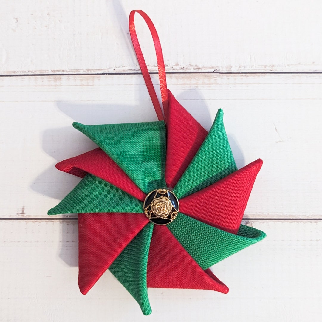 Star Wheel Fabric Ornament PDF Photo Tutorial | PDF Pattern - Etsy