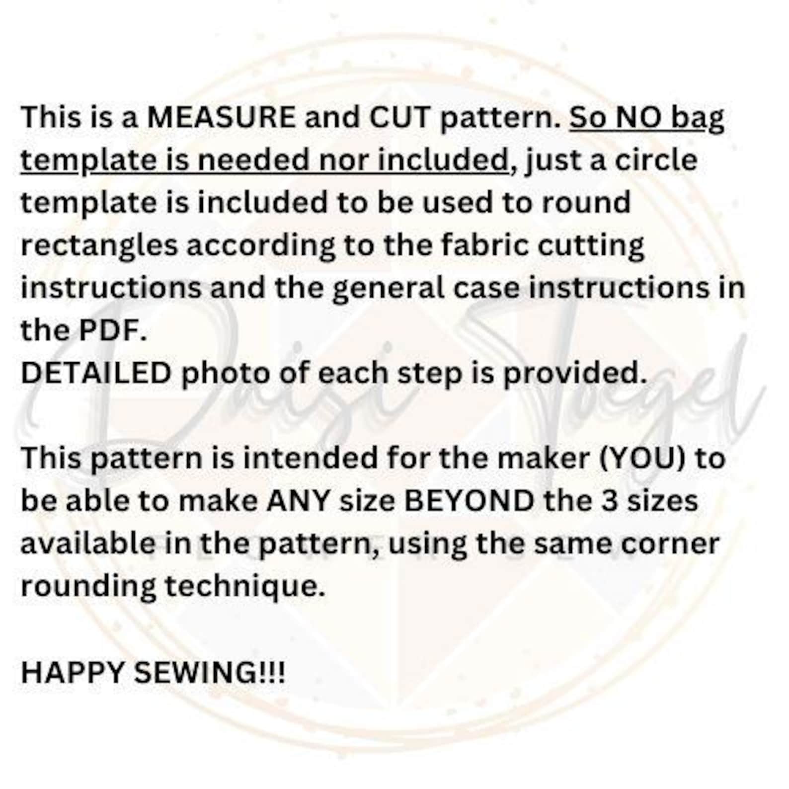 Handy CASE Set Sewing Pattern PDF - Etsy