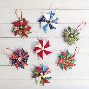 Star Wheel Fabric Ornament PDF Photo Tutorial | PDF Pattern - Etsy