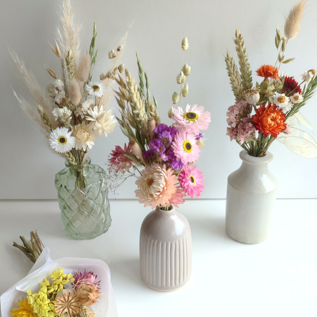 Mini Dried Flower Posies Birthdays Gift Ideas Table Decorations ...