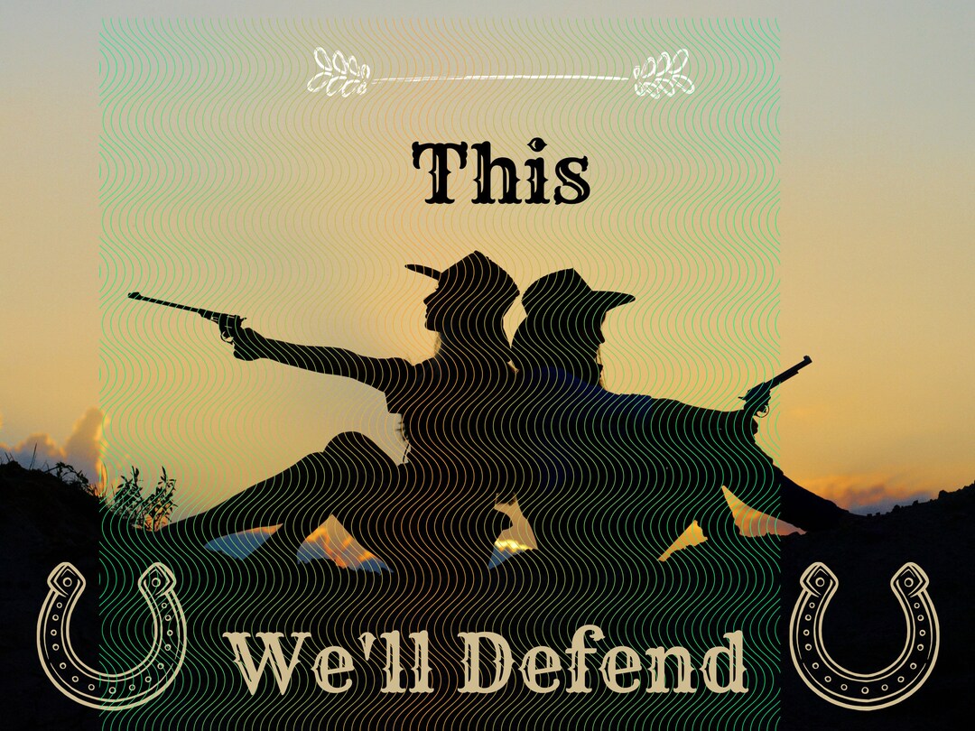 This We'll Defend Poster - Etsy