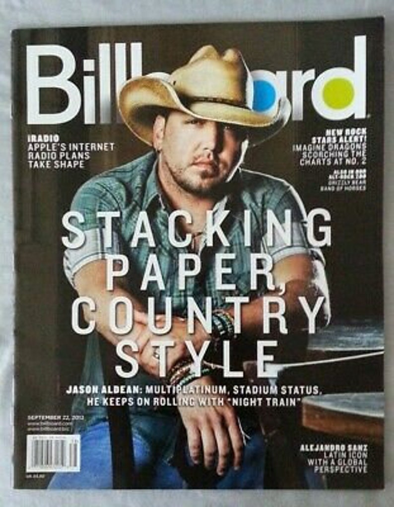 Billboard Magazine Sept. 22, 2012 - Stacking Paper Country Style: Jason ...