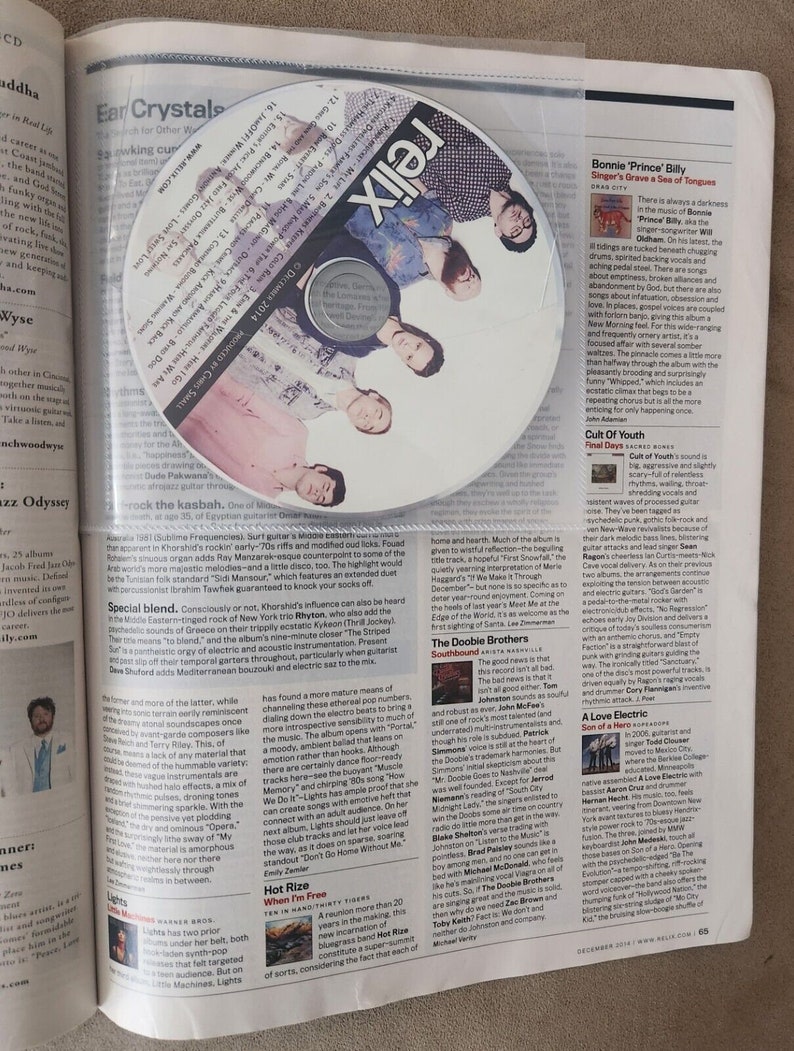 Relix Magazine December 2014 Issue 260 - Robert Plant Cover - Etsy