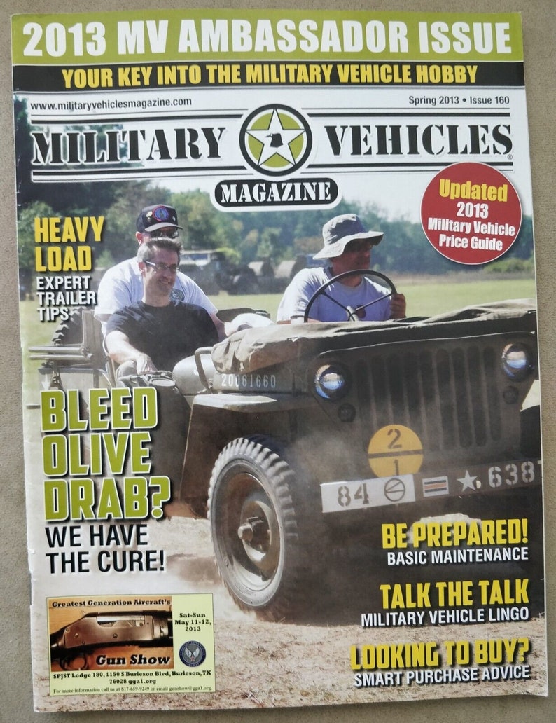 Military Vehicles Mag Spring 2013 – Updated 2013 Military Vehicles ...