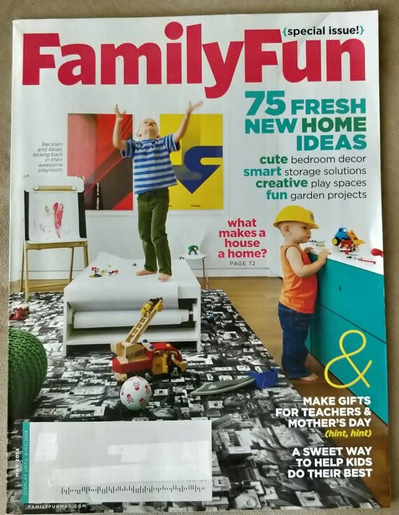 Disney Familyfun Magazine May 2014 - Etsy
