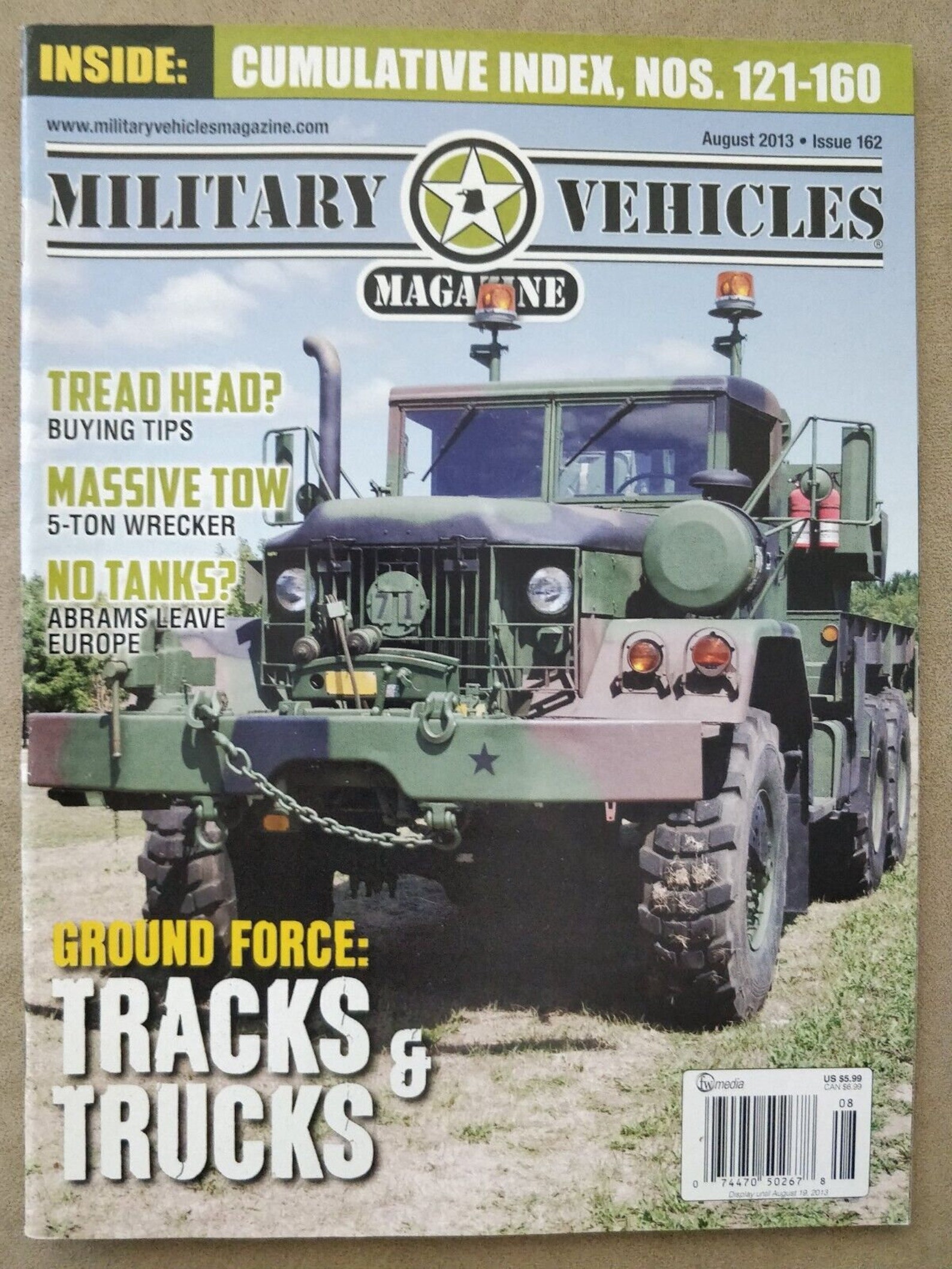 Military Vehicles Magazine August 2013 Ground Force: Tracks & Trucks - Etsy