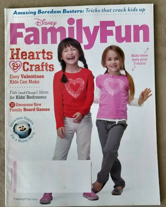 Disney Familyfun Magazine February 2012 - Etsy