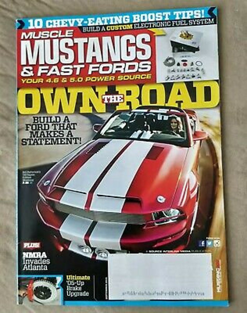 Muscle Mustangs & Fast Fords Magazine September 2014 – Own the Road - Etsy