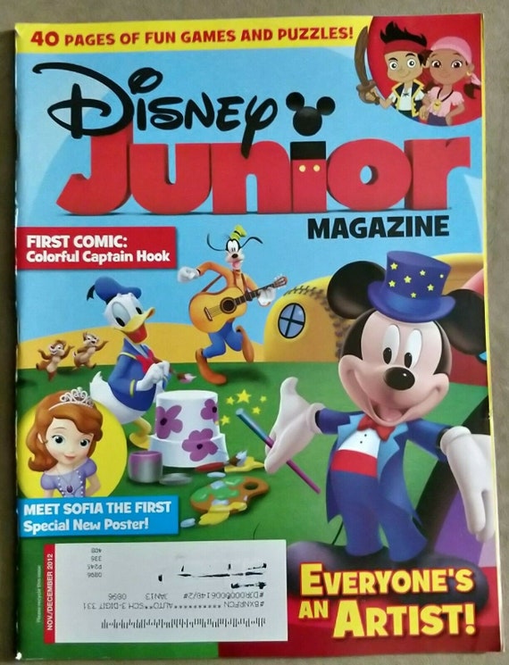 Disney Junior Magazine November/december 2012 - Etsy
