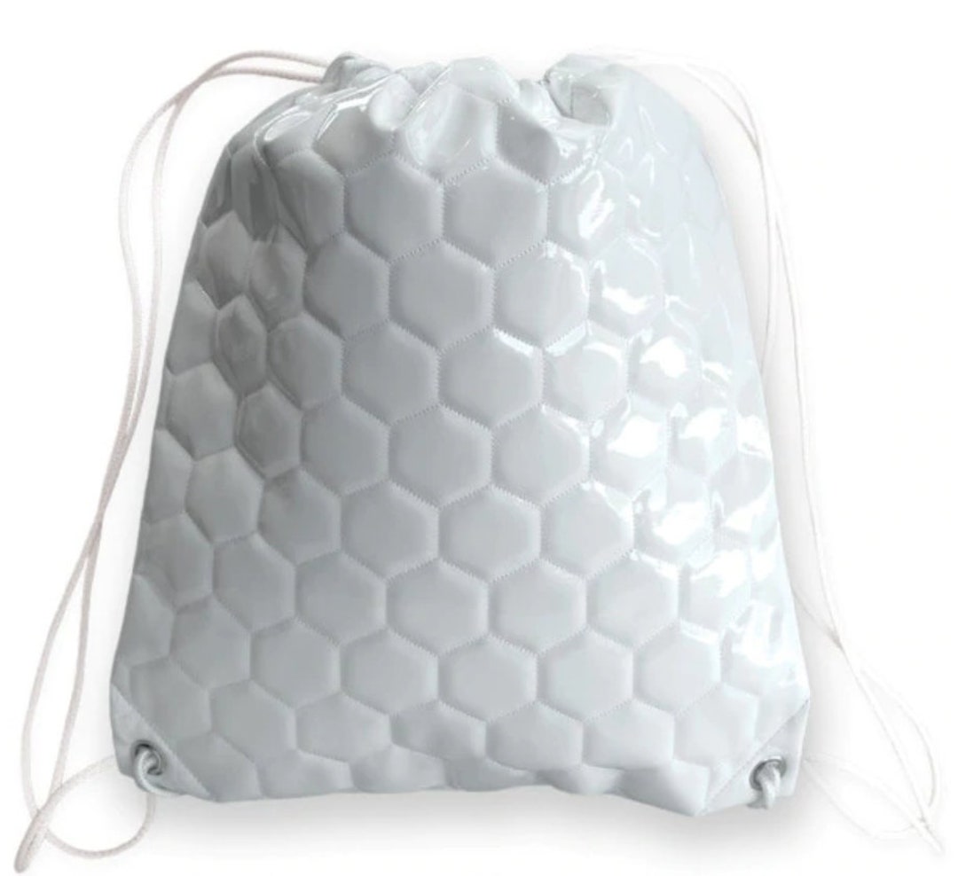 Soccer Drawstring Bag - Made From Actual Soccer Ball Materials - Etsy