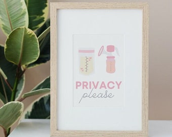 Privacy Please Pump Sign - Etsy