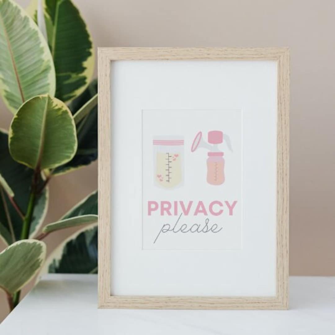 Cute Pumping Sign for Work Printable - Privacy Please Sign - Pumping ...