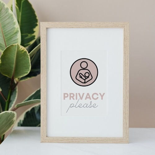 Breastfeeding Sign for Work Printable - Privacy Please Sign - Pumping ...