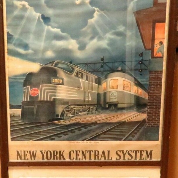 New York Central Railroad Poster - Etsy