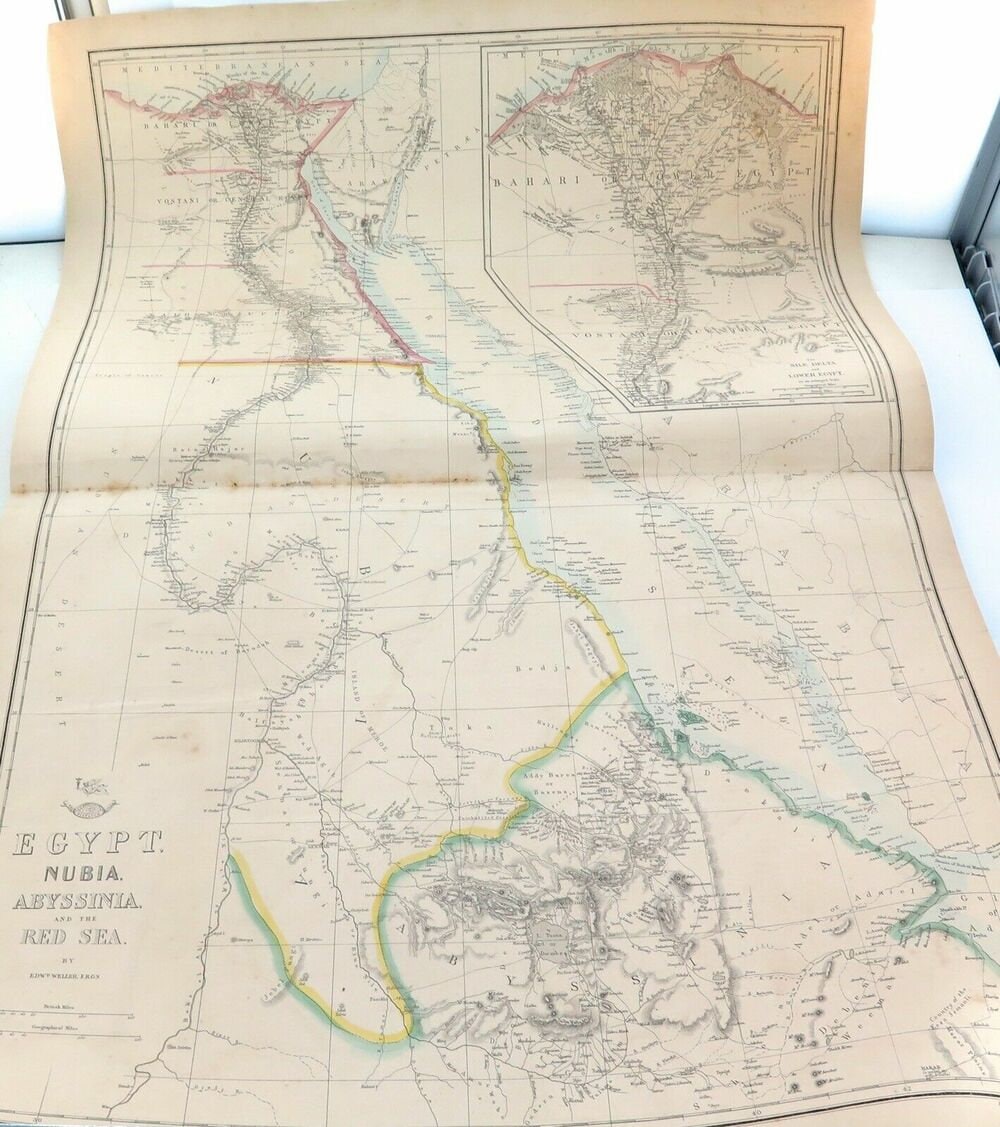 Map Of Egypt And Nubia