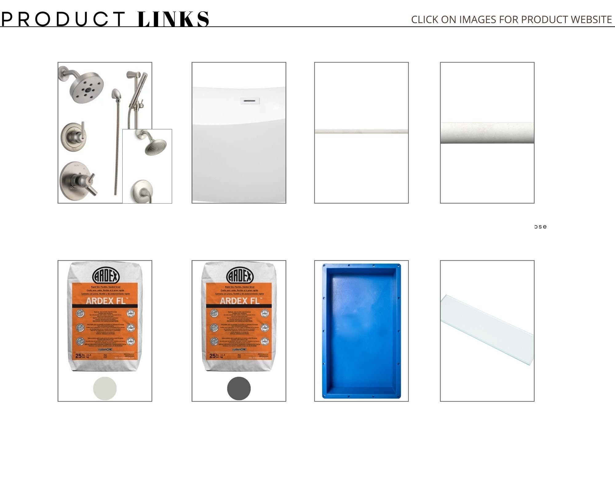 Premade Bathroom Moodboard, Interior Design Service, Shopping List ...