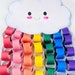 Rainbow Cloud Paper Chain: Color Learning Activity (digital Download ...