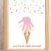 Ice Cream Handprint Art, Handprint Art, Summer Handprint Art, Preschool ...