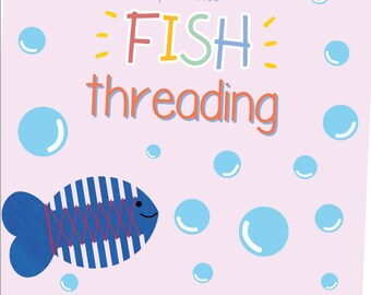 Fish Threading Activity Color Learning Preschool Printable - Etsy