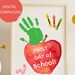 Back to School Printable, Apple Printable, Back to School Print, First ...