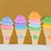 Ice Cream Counting, Ice Cream Preschool Printable, Preschool Learning ...