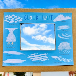 Cloud Hunt Printable: Nature Learning, Cloud Types (digital Download ...