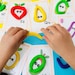 Alphabet Playdough Mats, Play Doh Cards, Fruit and Veggie Playdough ...