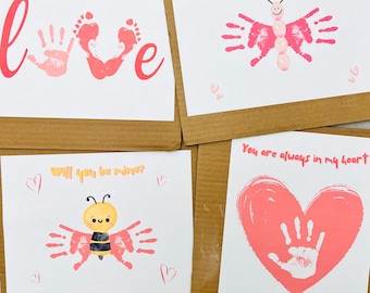 Valentine Handprint Art Preschool Valentine Art, Valentine Preschool ...