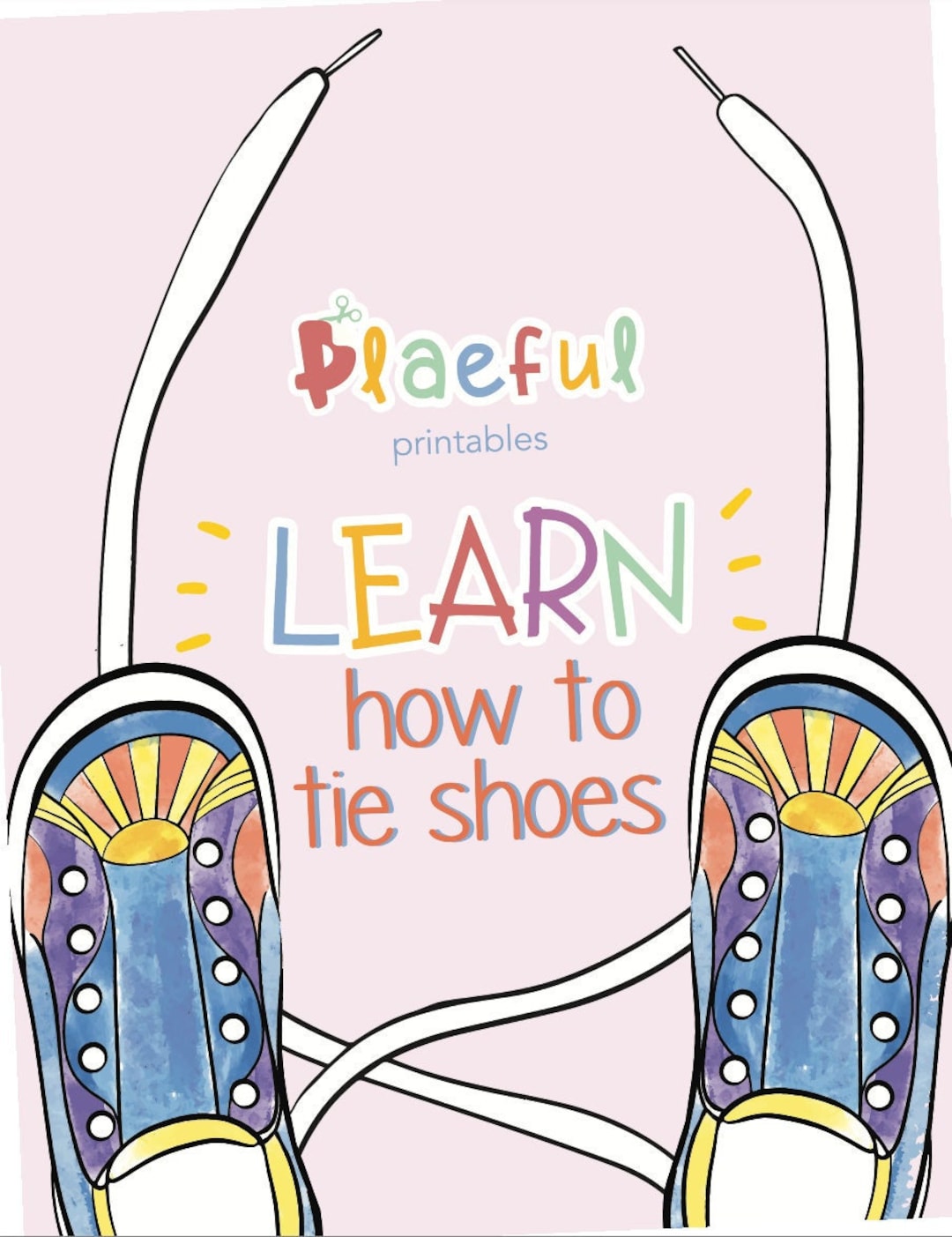 Shoelace Tying Children's Learning Printable - Kids Printable ...