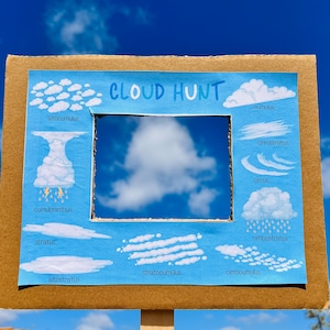 Cloud Hunt Printable, Cloud Printable, Cloud Types, Nature Learning ...