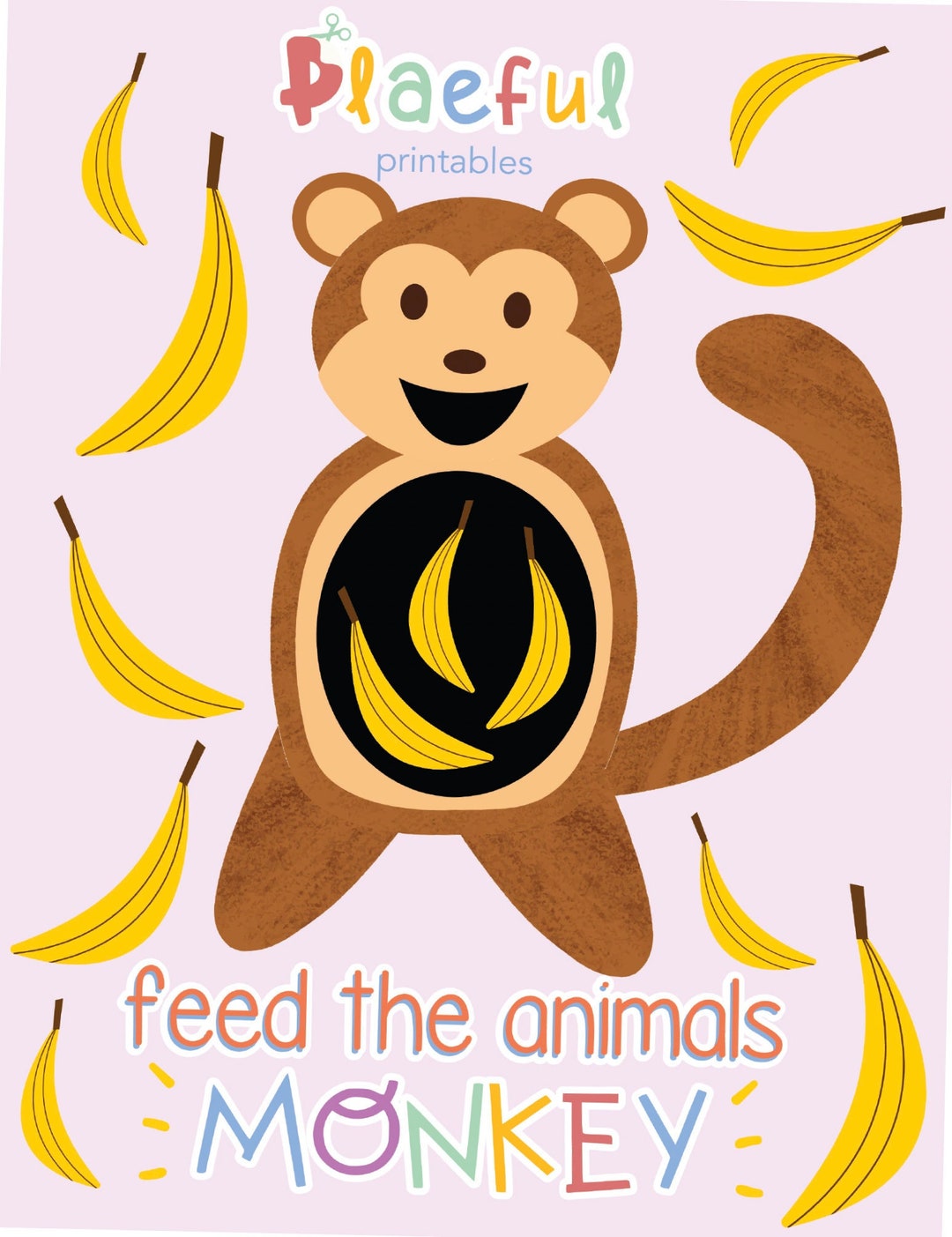 Feed the Animals, Animal Preschool Printable, Preschool Learning ...