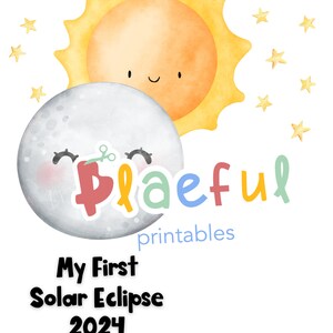 Solar Eclipse 2024 Handprint Art, Sun and Moon Handprint Art, Solar ...