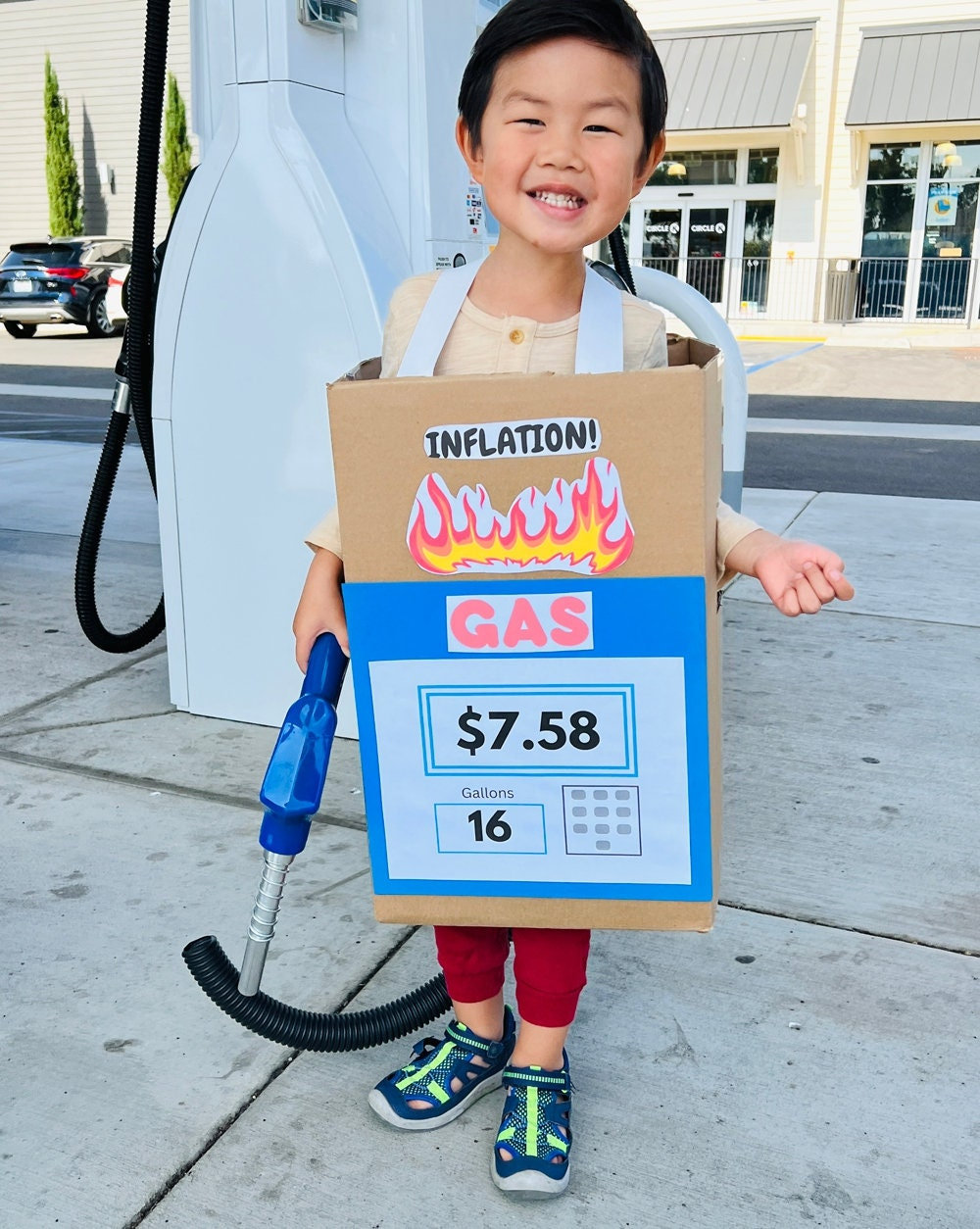 Gas Pump Costume Printable: Funny Kids Halloween (digital Download) - Etsy